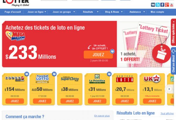 Les 2 meilleurs sites pour jouer à la loterie et gagner sur internet